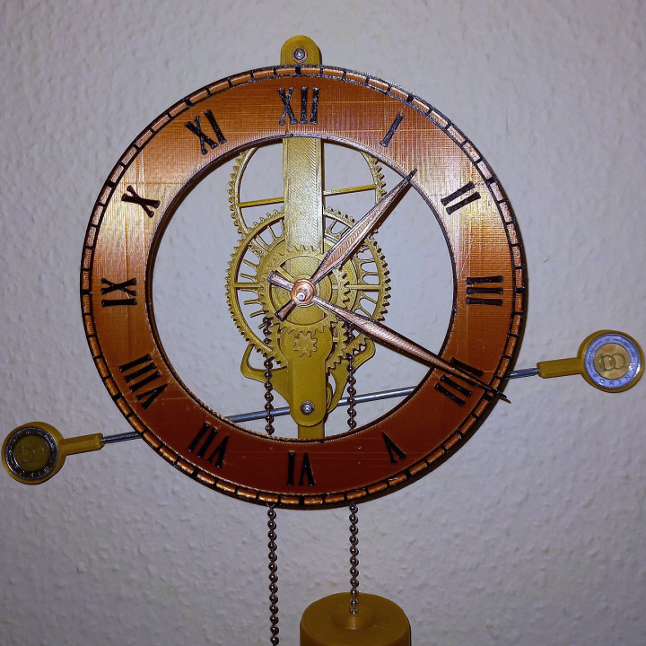 3D Printable Self winding mechanism for pendulum clock - Climbing ...