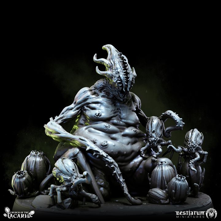 3D Printable Acarid Broodmare | Church of the Acarid | Parasites by ...