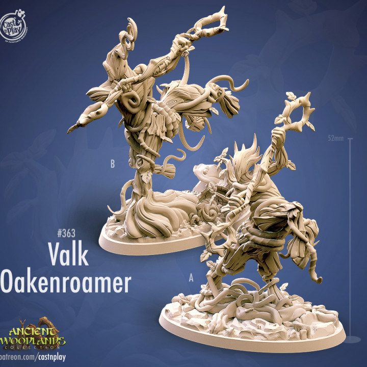 3D Printable Valk Oakenroamer (Pre-Supported) by Cast n Play