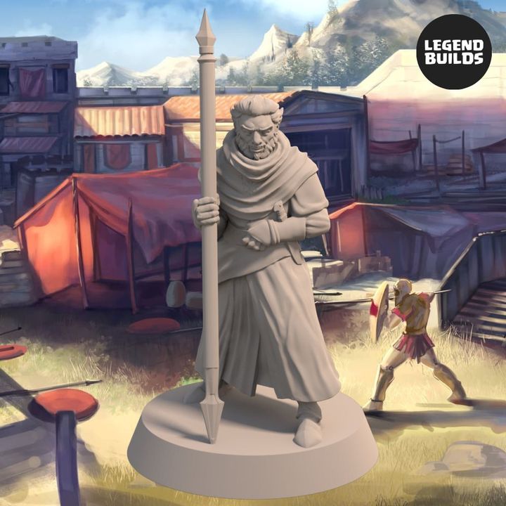 3D Printable Mehrana “the Silent” – 3D printable miniature – STL file ...