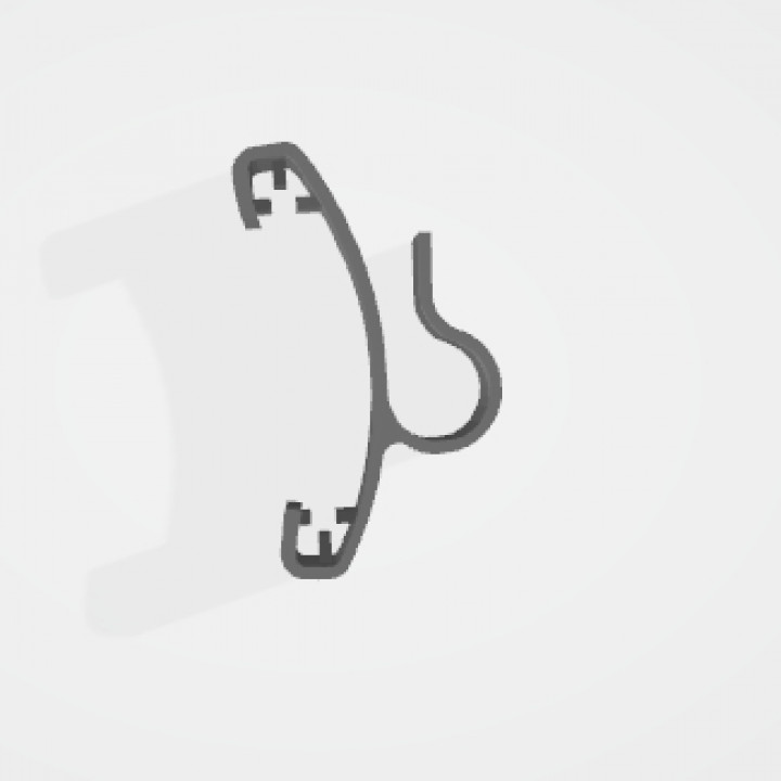 3D Printable oculus rift s maintien cable original by Michael Terranova