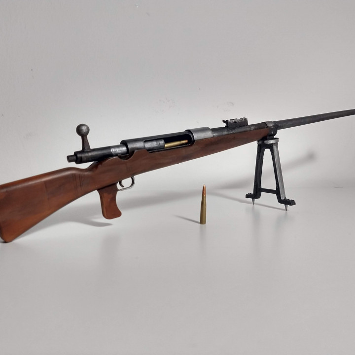 3D Print of Tankgewehr M1918 (Mauser) - scale 1/4 by renzomantoani
