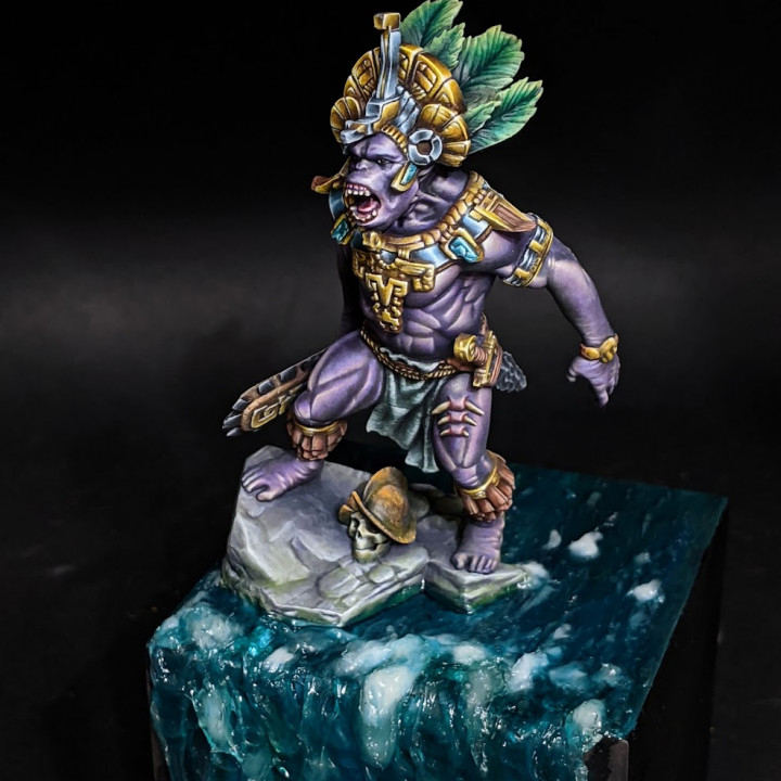 3D Print of Aztec General by FlyingMonkeyPaints