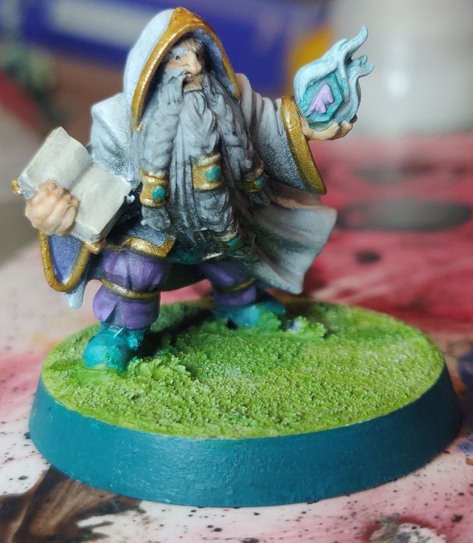 3D Printable Dwarf Wizard by Punga Miniatures