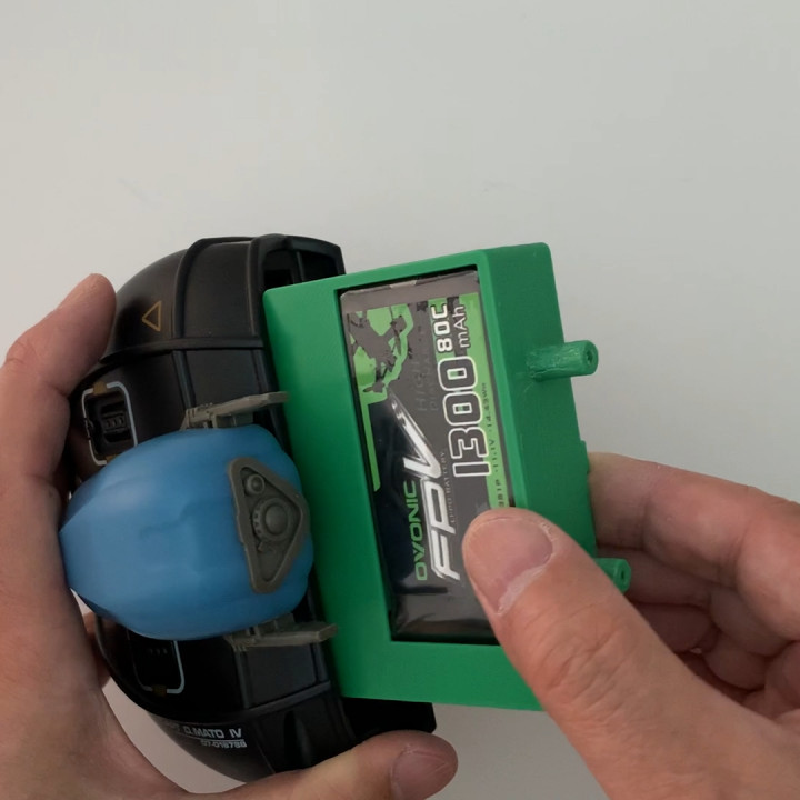 3D Printable DIY Mekamon battery pack Enclosure by Izu Watanabe