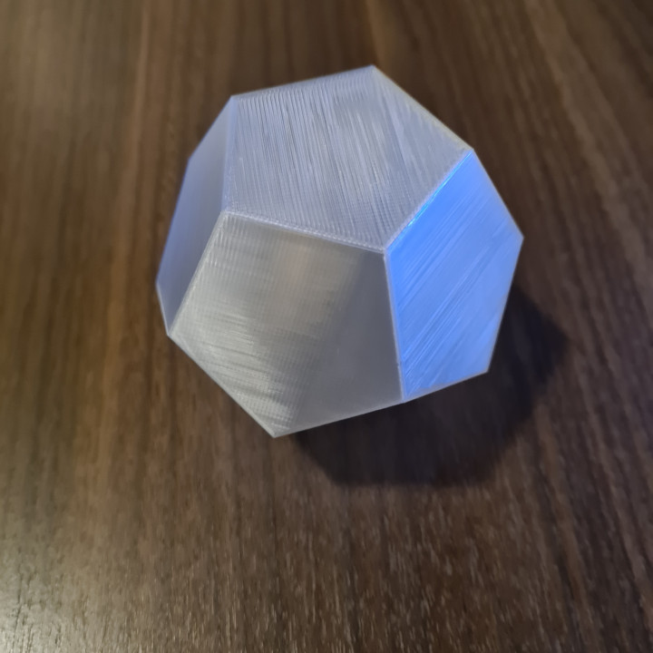 3D Printable Dodecahedron by Mulder