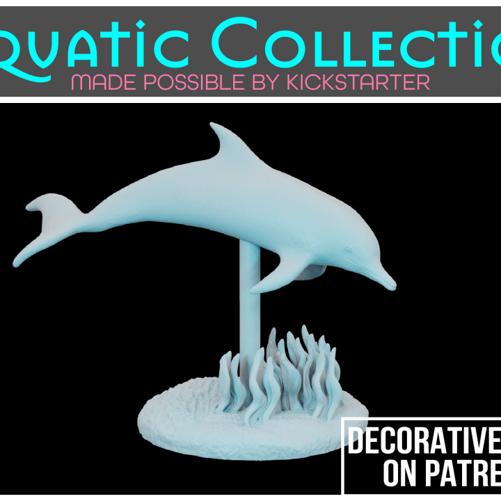 3D Printable Dolphin by M3DM