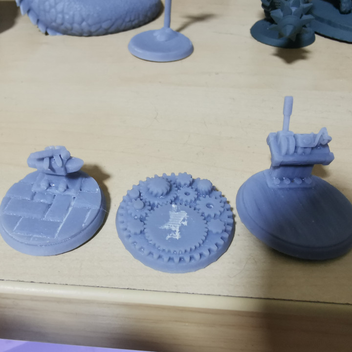 3D Printable Cogs & Gears, Anvil, Control Panel Base - Presupported by ...