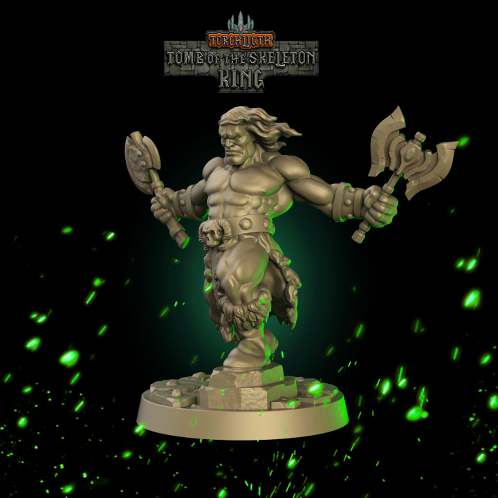 3D Printable Torchlight Barbarian Hero by Torchlight Models