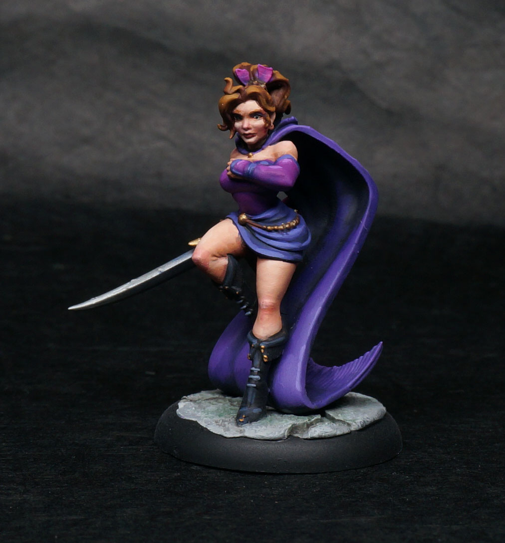 3D Printable Prissa - Female Warrior - 32mm - DnD - by RN Estudio