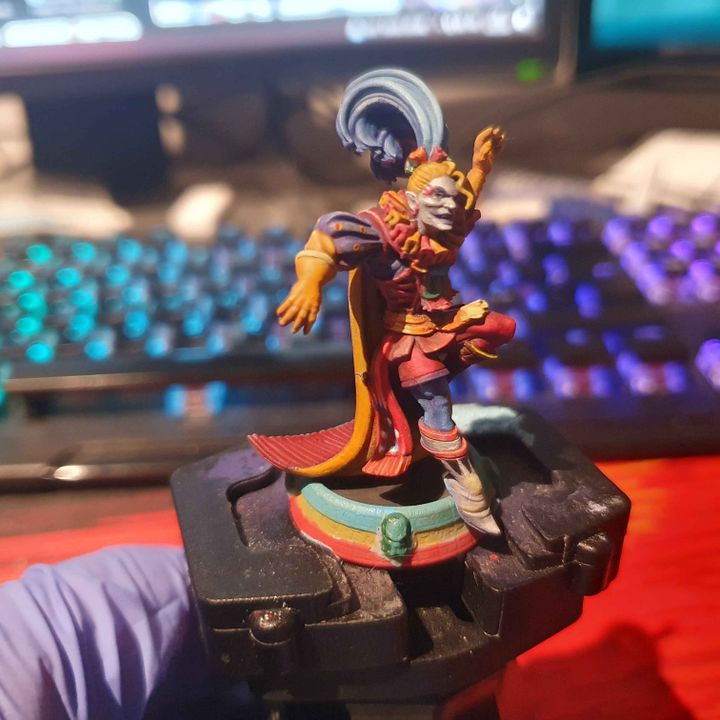 3D Print of The Jester - Elf - 32mm - DnD - by MadGnomeCraft