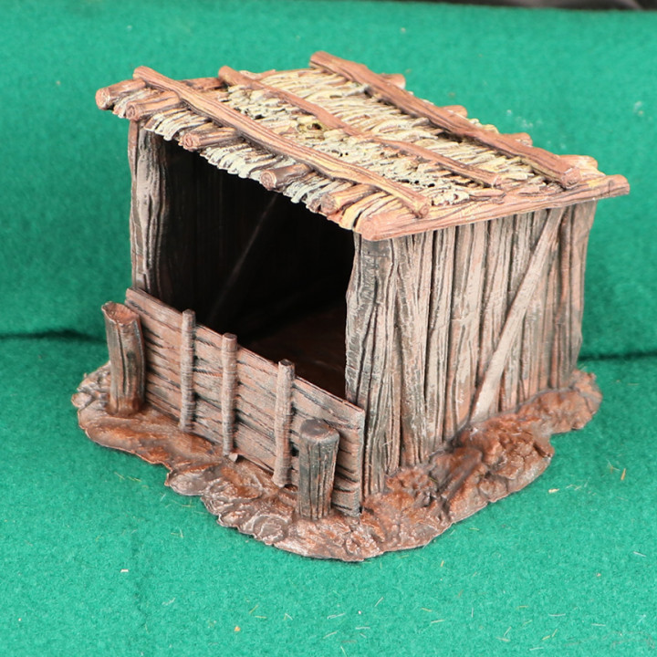 3D Printable Small Stable by GameScape3D