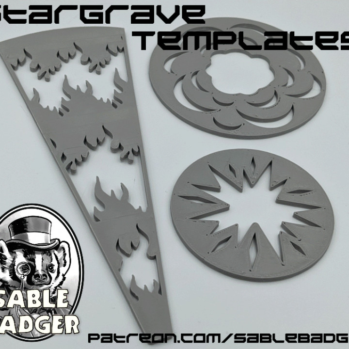 3D Printable Stargrave Templates by brander roullett