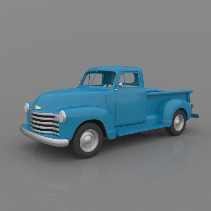 3D Printable Classic American Pickup 1950 Ready to Print STL File by ...