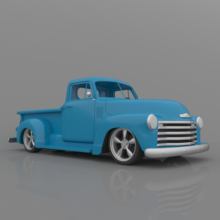 3D Printable Classic American Pickup 1950 Ready to Print STL File by ...