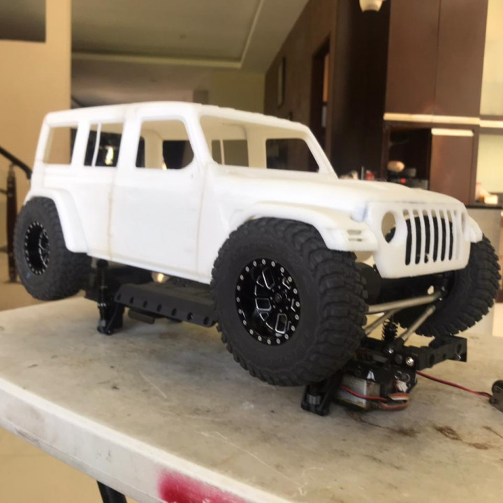 3D Print of Hemistorm’s RC Crawler Customizer Competition by rahdekdwitya