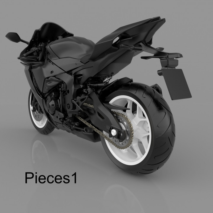 3D Printable Sport Bike R1 2020 3D Model Ready to Print STL File by ...