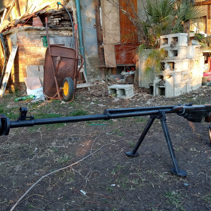 3D Print of Simonow PTRS-41 - scale 1/4 by massimocappone