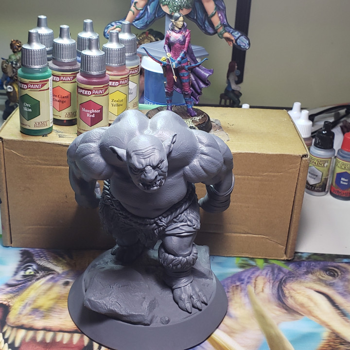 3D Print of Troll Tablet Support Free STL by rogersrick123