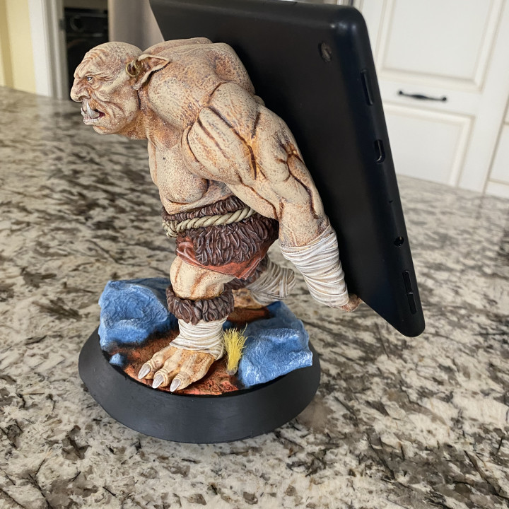 3D Print of Troll Tablet Support Free STL by foolkiller70