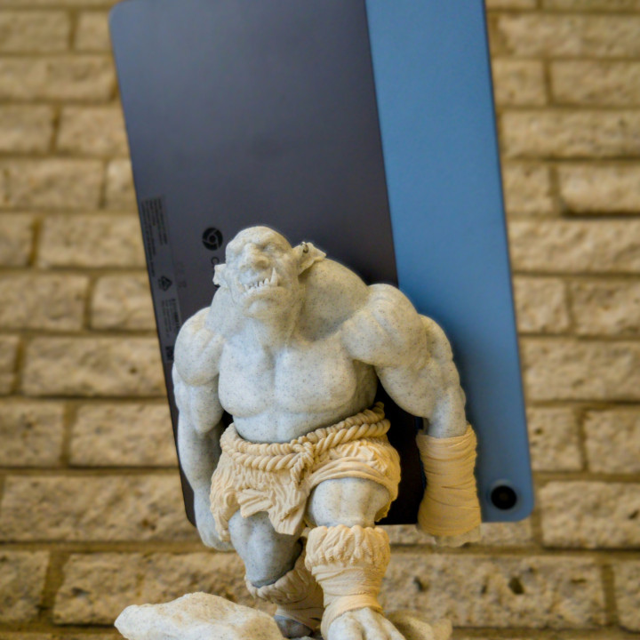 3D Print of Troll Tablet Support Free STL by RobFM