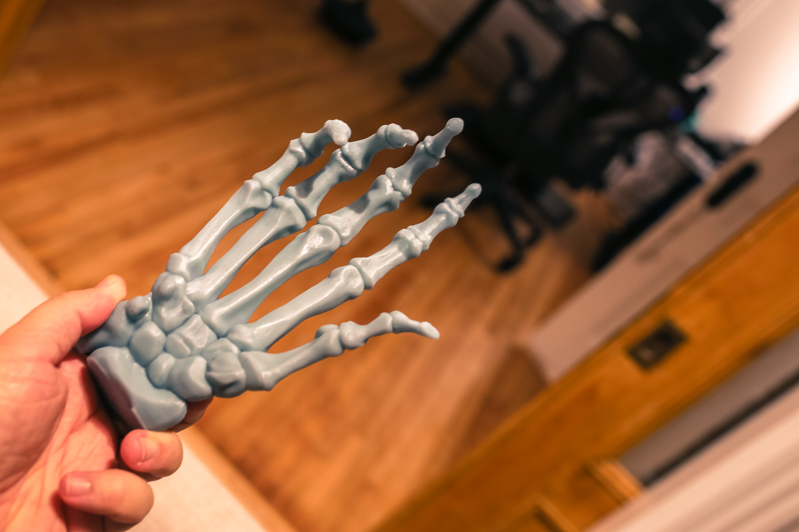 3D Printable Bone Hand Free STL by Black Moon Workshop