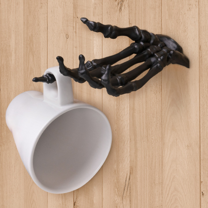 3D Printable Bone Hand Free STL by Black Moon Workshop