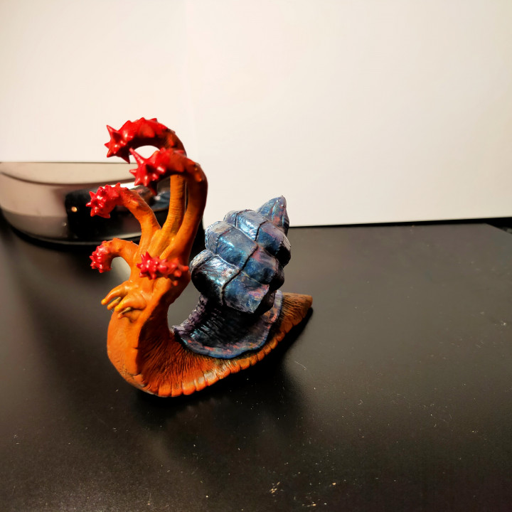 3D Print of Mace Snail / Flail Shell Slug / Classic Cave Encounter by ...