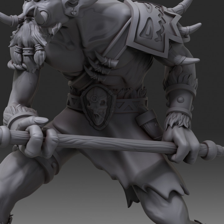 3D Printable Vol'jin 52 mm miniature by Vlad Goncharov