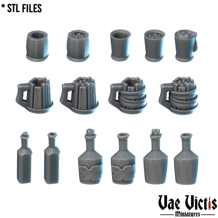 3D Printable The Saloon table by Vae Victis Miniatures