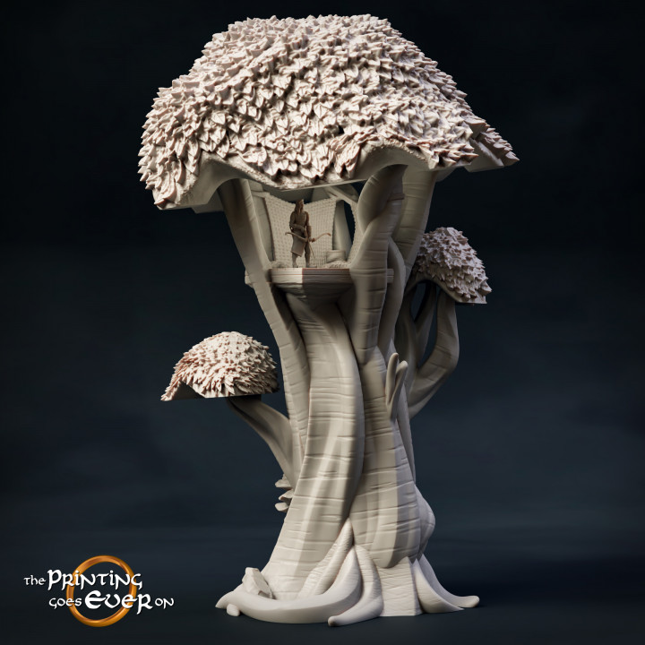 3D Printable Brightwood Lookout Tree - Large Terrain by The Printing ...