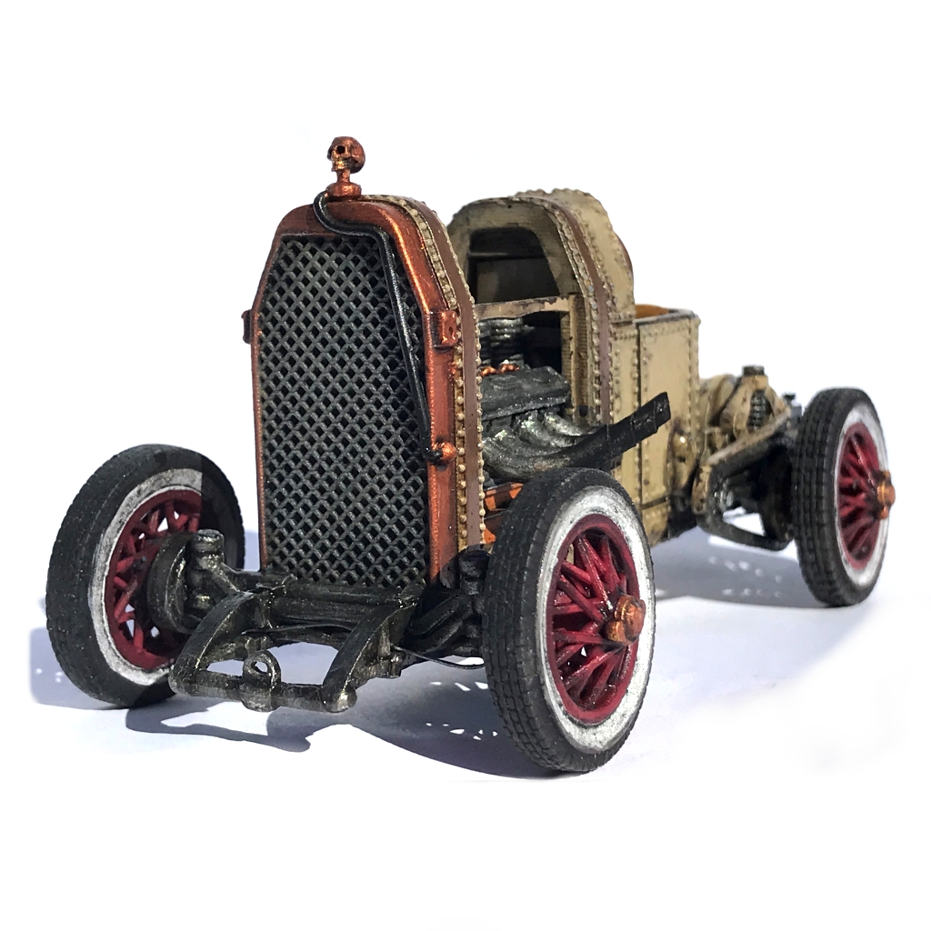 3D Printable Steampunk roadster 02 by Alphonse Marcel