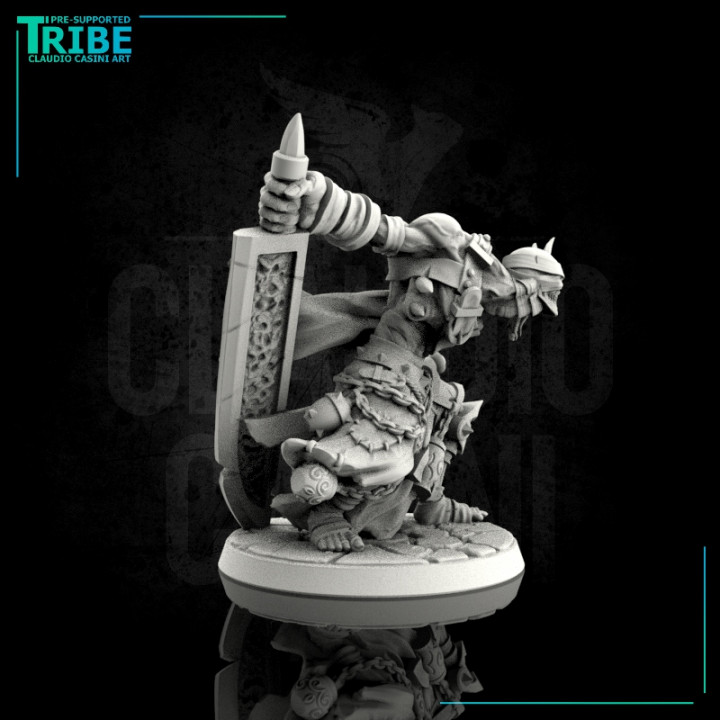 3D Printable (0006) Undead zombie skeleton assassin by Claudio Casini Art