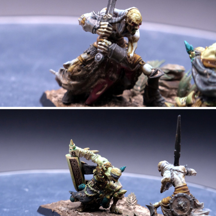 3D Print of (0006) Undead zombie skeleton assassin by sirahaarstick