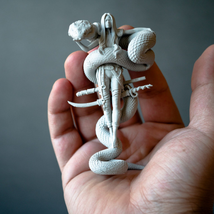 3D Printable boa. by bold miniatures