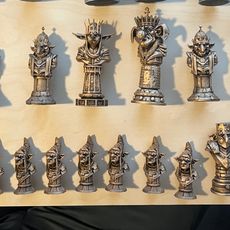 3D Printable Goblin Chess Set [Pre-Supported] by TytanTroll Miniatures