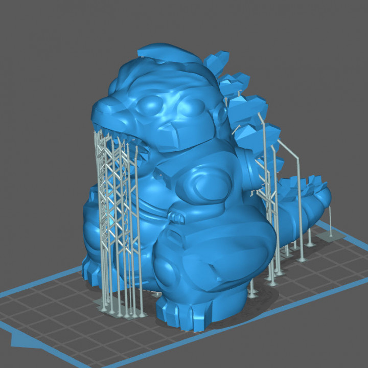 3D Printable SD MECHAGODZILLA 1993 by Phurit penggasit