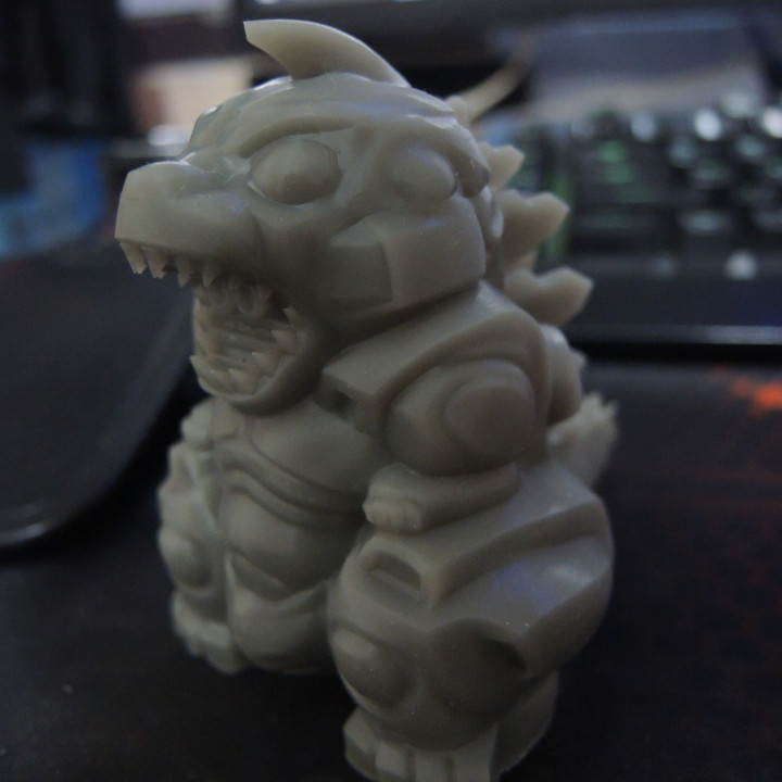 3D Printable SD MECHAGODZILLA 1993 by Phurit penggasit