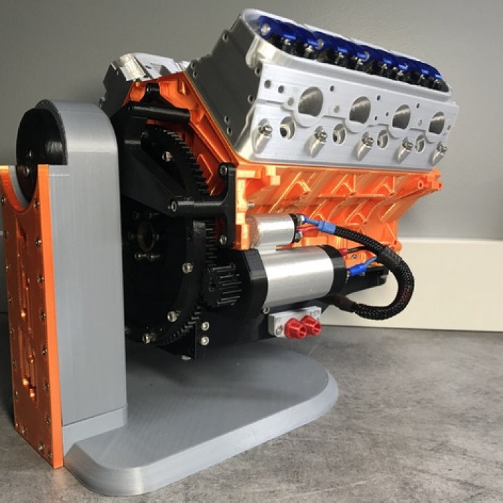 3D Printable Chevy LS3 (5/16) / Starter add-on by CANAVESE DANIEL