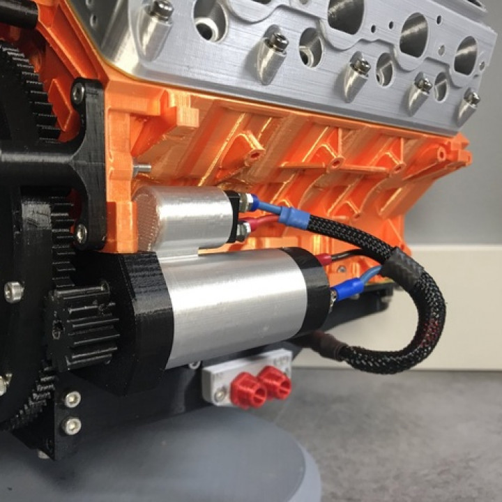 3D Printable Chevy LS3 (5/16) / Starter add-on by CANAVESE DANIEL