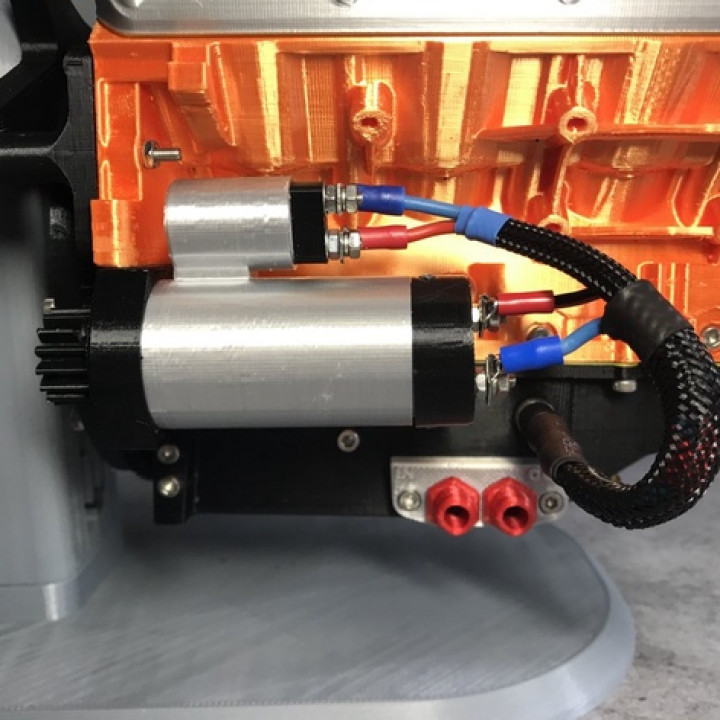 3D Printable Chevy LS3 (5/16) / Starter add-on by CANAVESE DANIEL