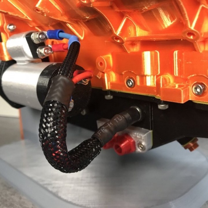 3D Printable Chevy LS3 (5/16) / Starter add-on by CANAVESE DANIEL