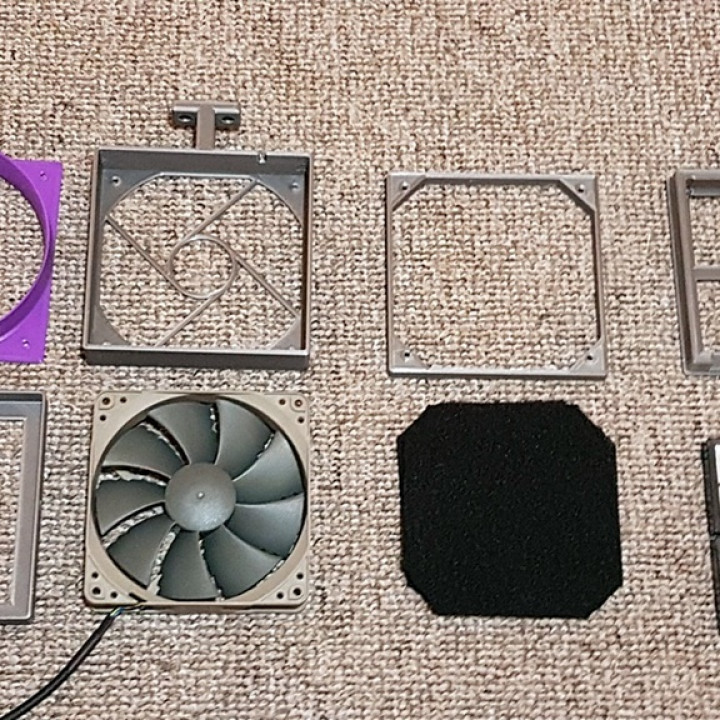 3D Printable Internal active air filter by Stanley Boris