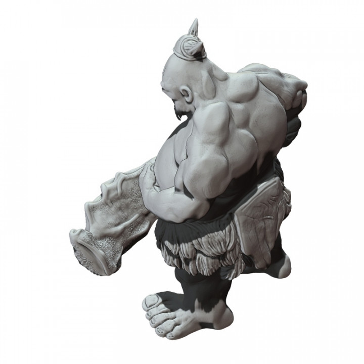 3D Printable Giant with human sized hat by Sculpting George