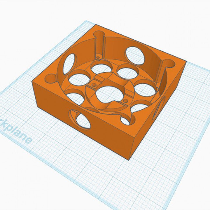 3D Printable 100mm Computer Fan Enclosure by Nathan