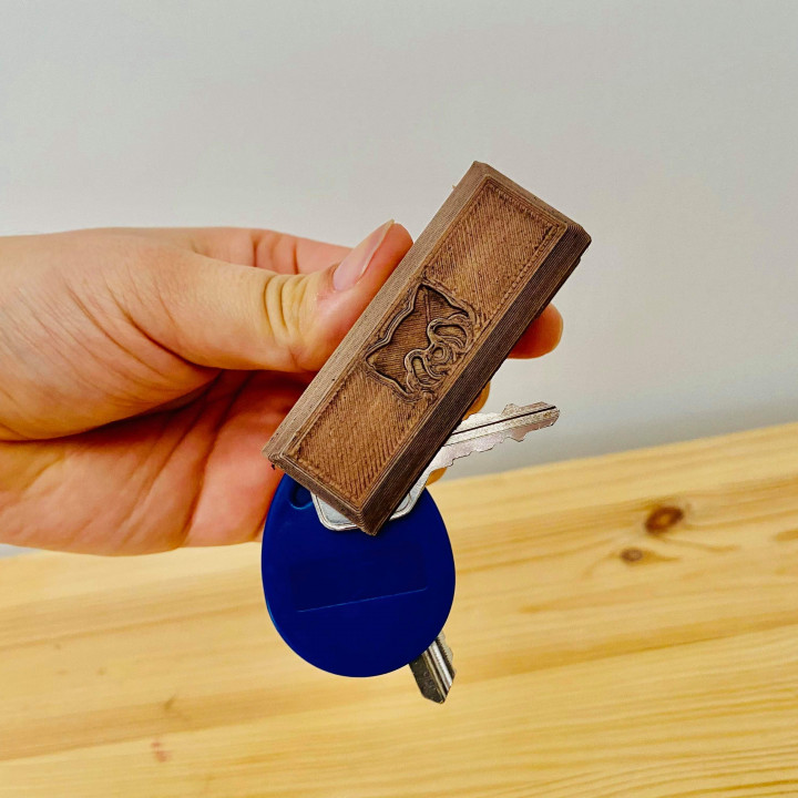 3D Printable Wooden Key Organiser by Lazy Bear