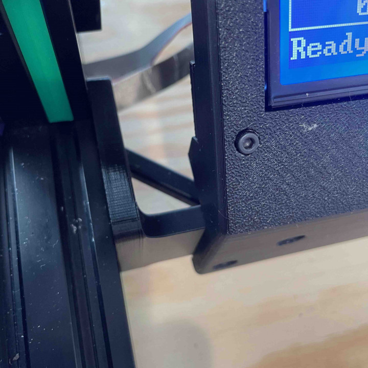 3D Printable Ender 3 - Display Bracket / Spacer by David Smith