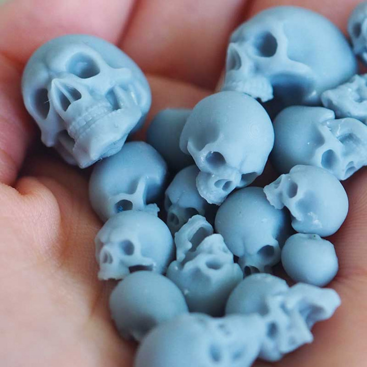 3D Printable Human skulls - Basing bits by La Louve 3D