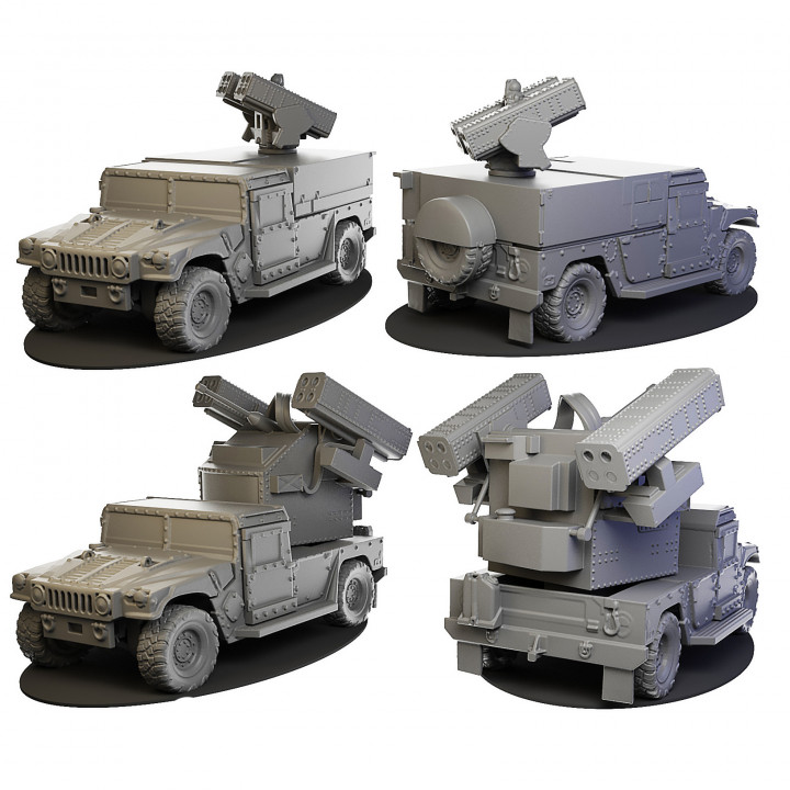 3D Printable Humvee set by Sergeant Hammer