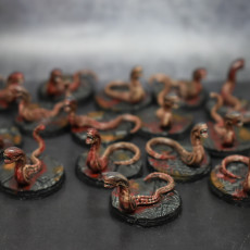 3D Printable ALIEN BELLY BURSTERS SET by PAPSIKELS MINIATURES